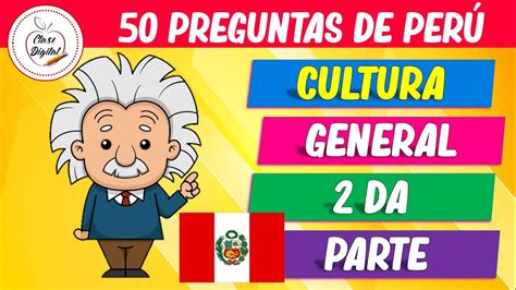 cultura general de Perú 2022 preguntas y respuestas YouTube