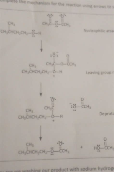 Solved Complete The Mechanism For The Reaction Using Arrows Chegg