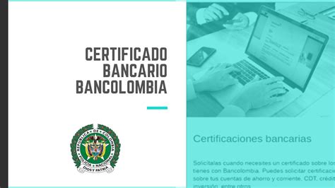 Certificado Bancario Bancolombia Descargar Paso A Paso