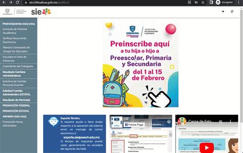 Inicia proceso de preinscripciones a Educación Básica para el ciclo