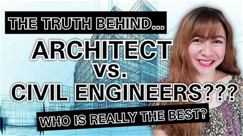 ARCHITECT Vs CIVIL ENGINEER The Difference Of The Two Professions