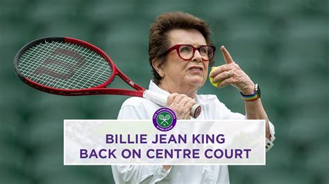 Billie Jean King Back Where She Belongs Wimbledon 2023 Youtube