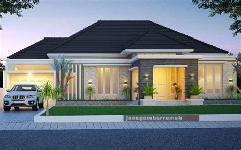 Desain Rumah Klasik Modern Lantai Ruang Rupa Arsitek