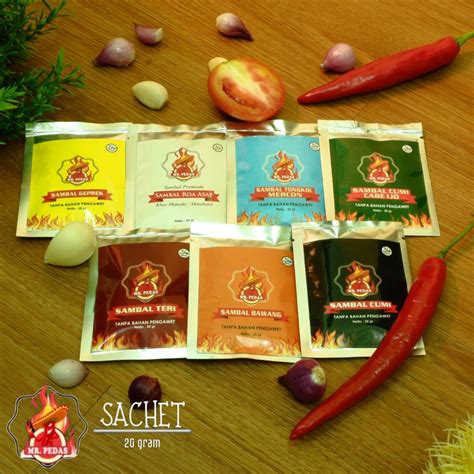 Jual Sambel Mr Pedas Sambel Sachet Sambal Roa Cumi Baby Tongkol Mercon