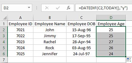 Date Function In Excel How To Implement It Simplilearn
