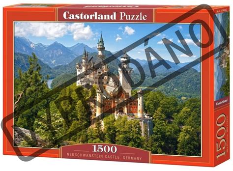 CASTORLAND Puzzle Zámek Neuschwanstein 1500 dílků Puzzle puzzle cz