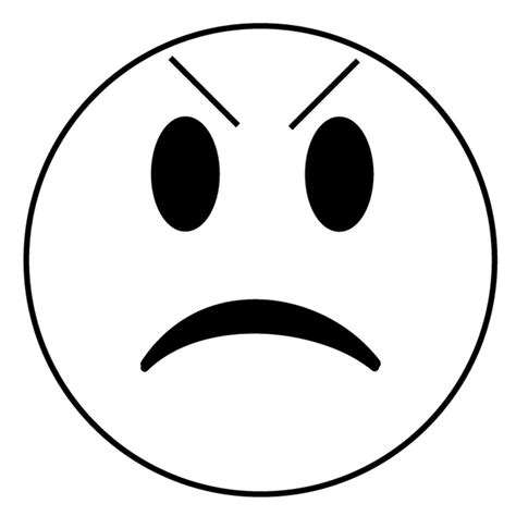 Angry Clip Art Black And White