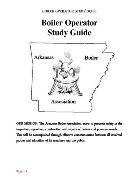 Fillable Online B O I L E R OPERATOR STU D Y GUIDE Fax Email Print