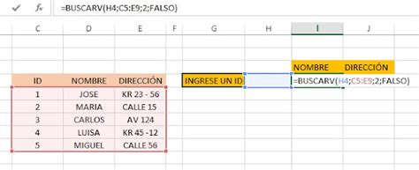 Función Buscar en Excel Ejemplo paso a paso Ejemplos de Excel