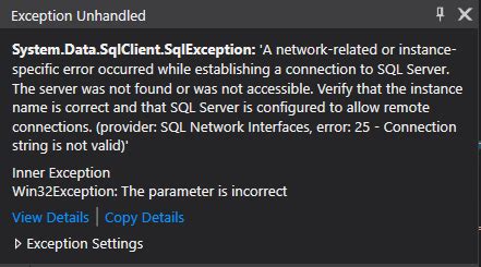 Sladoled Tradicija Pobuna Visual Studio Cannot Connect To Sql Server