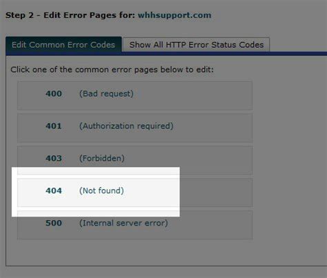 How To Create A Custom Error Page Web Hosting Hub