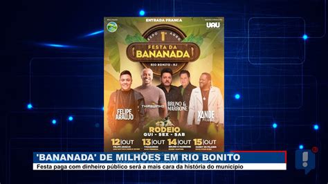 Prefeitura de Rio Bonito prevê festa milionária shows de famosos
