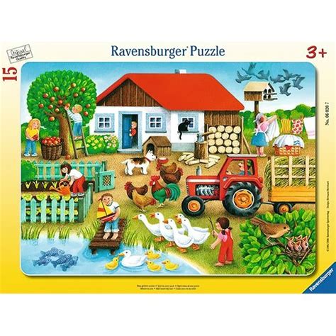 RAVENSBURGER Co tu pasuje Na wsi 15 elementów Puzzle niskie ceny i