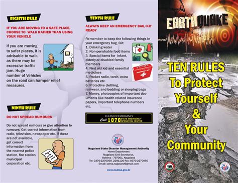 MyGov Nagaland On Twitter RT StateDisaster Ten Rules To Protect