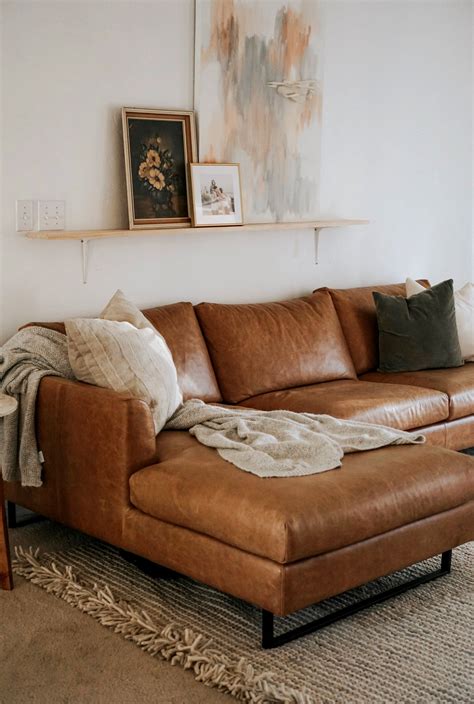 Brown Leather Couch Living Room Ideas Decoomo