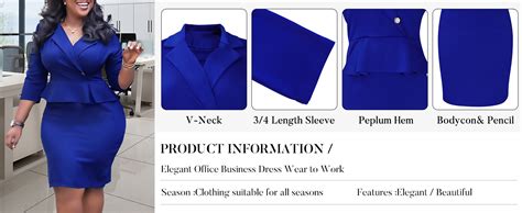 Women Bodycon Vintage Work Dress Sexy Elegant Cocktail Party Dresses Long Sleeve Midi Pencil