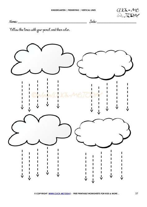 Tracing Vertical Lines Worksheet