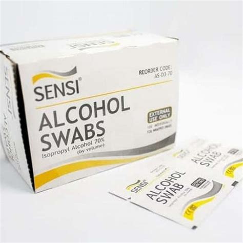 Jual Sensi Alkohol Swab Alkohol Kapas Tisu 100 Pcs Di Seller