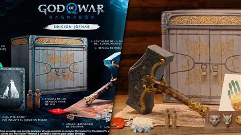 Así es la edición coleccionista de God of War Ragnarok con martillo de