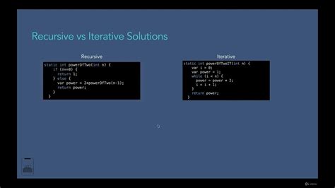 005 recursive vs iterative solution youtube