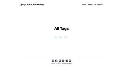 Create A Modern Application With Django And Vue 1 Eric S Dev Blog