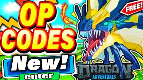 DRAGON ADVENTURES CODES SECRET UPDATE ALL NEW SECRET OP ROBLOX DRAGON