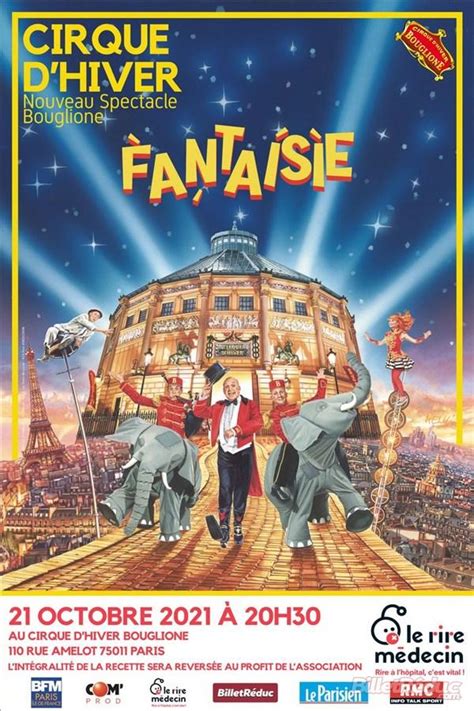 Spectacle Le cirque d hiver bouglione dans fantaisie à Paris vendredi