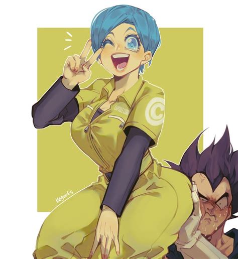 Vegeta And Bulma Dragon Ball And More Drawn By Addy Vegeebs