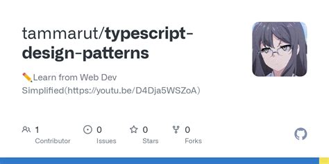github tammarut typescript design patterns ️learn from web dev simplified youtu be