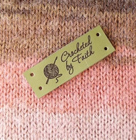Crochet Labels Custom Clothing Labels Knitting Labels Leather Labels