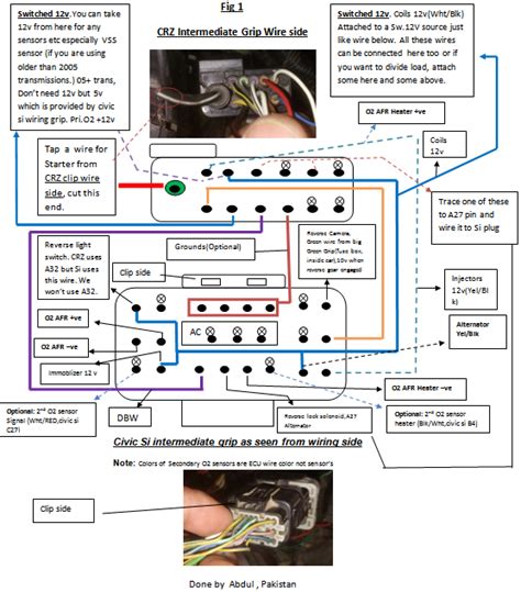 Wiring Diagram K20 Engine Wiring Diagram And Schematics