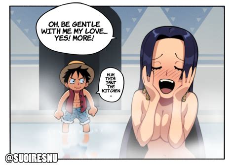 Monkey D Luffy And Boa Hancock One Piece Drawn By Suoiresnu Danbooru
