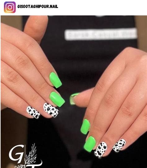 Cute Cow Nail Art Designs For Nerd About Town