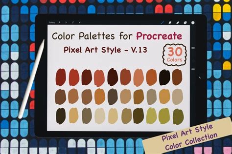 Procreate Color Palette Pixel Art Colors V 13