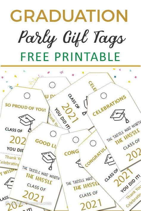 Free Printable Graduation Gift Tags Christmas Gift Tags Printable