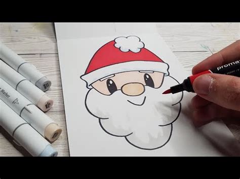 Como Dibujar A Papa NoelComo Desenhar Papai Noel Kawaii YouTube