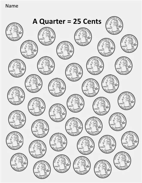 Printable Coins Template Printable Word Searches