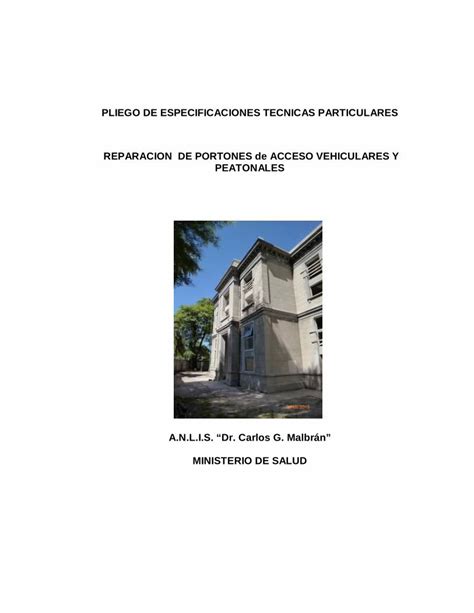 PDF PLIEGO DE ESPECIFICACIONES TECNICAS PDF fileCAPITULO Nº 03