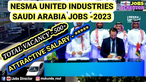 Nesma United Industries Job Vacancy Saudi Arabia Jobs Fmcg