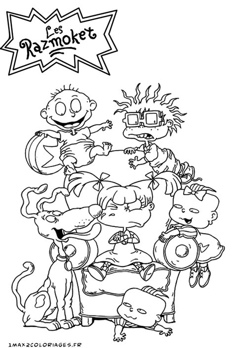 Dibujo De Rugrats Para Colorear Y Pintar
