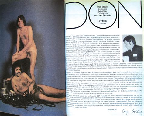 Gay History DON The German Gay Magazine 1976 Heft 7 Bis 8