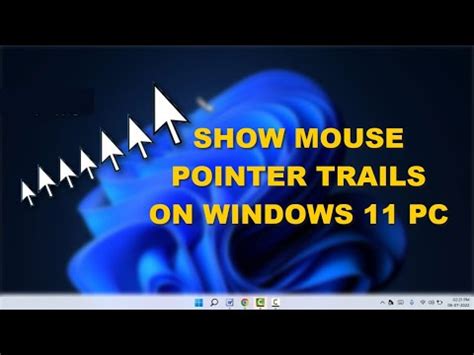 How To Enable Or Disable Mouse Pointer Trails In Windows Youtube