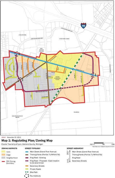 Lyon Township Zoning Map Park Boston Zone Map