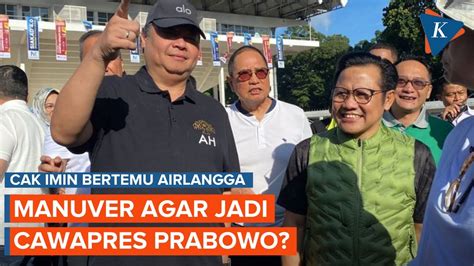 Temui Airlangga Manuver Cak Imin Agar Segera Dideklarasi Jadi Cawapres