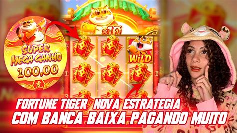 Fortune Tiger Nova Estrat Gia Para Banca Baixa Pagou Muito Youtube