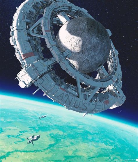 ArtStation Space Station A N U S 2 Denis Melnychenko Space