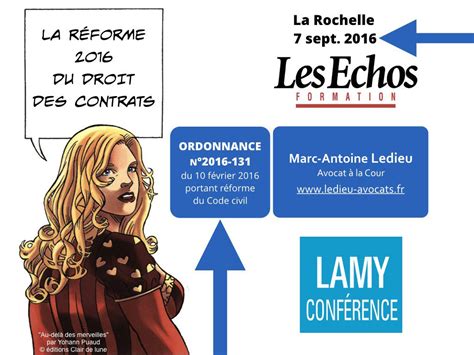 050 Réforme 2016 du droit des contrats FORMATION 7 septembre 2016