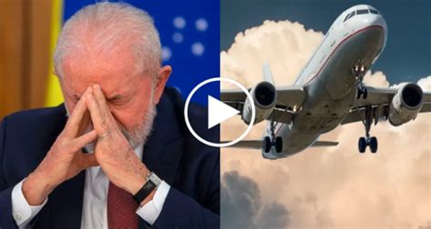 Acaba de chegar TRISTE NOTÍCIA sobre avião do presidente Lula e É