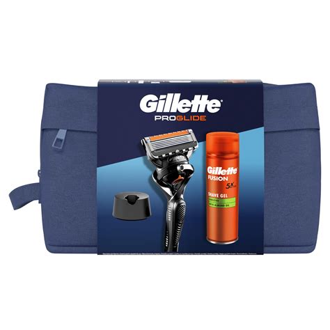 Gillette Zestaw podróżny maszynka Proglide Żel do golenia Fusion 200