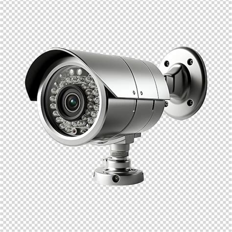 Premium PSD Wall Mount Cctv Security Camera Isolated On Transparent